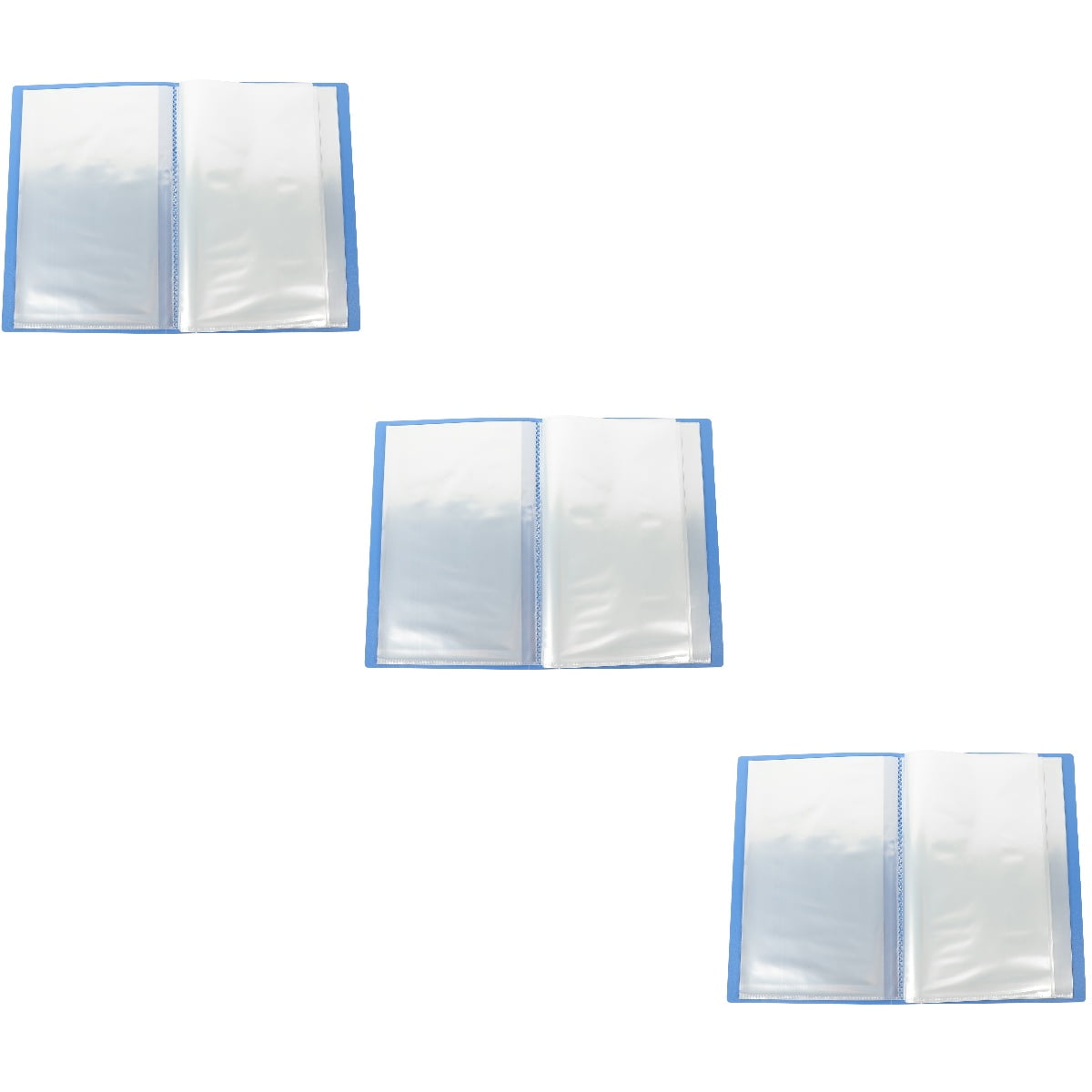 MLINS 3pcs Business Checkbook Binder Plastic Invoice Album Office Bill ...