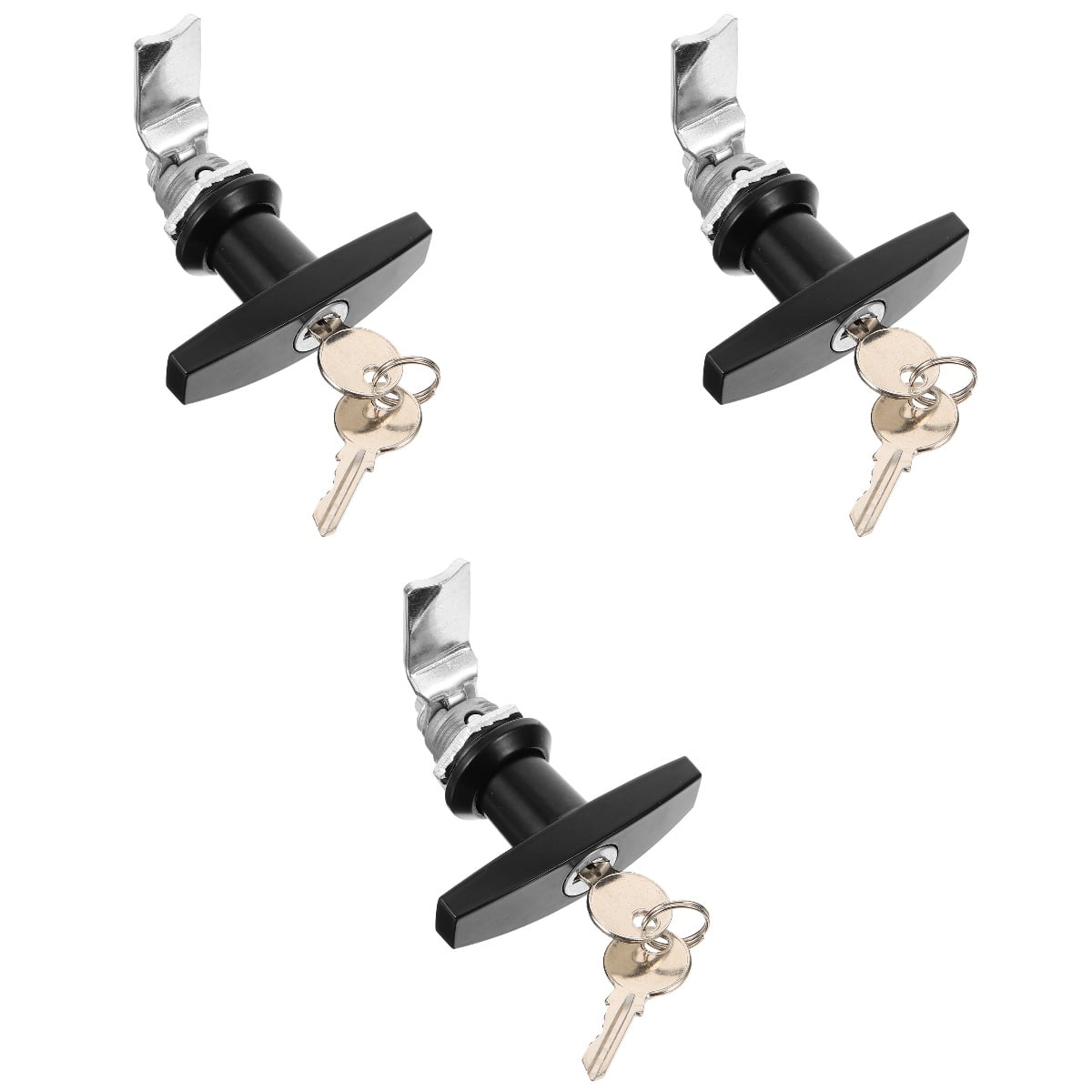 MLINS 3pcs Cabinet Lock Secure File Drawer Lock Dresser Mailbox Lock RV ...