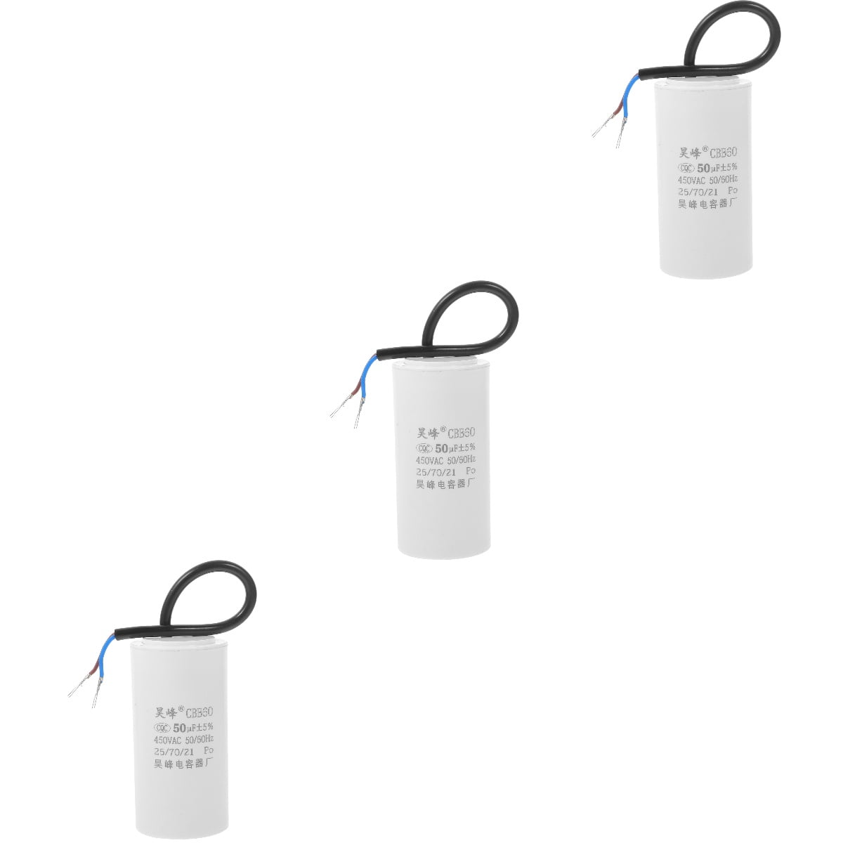 MLINS 3pcs Capacitor 50UF 450V Motor Running Capacitor Washer ...