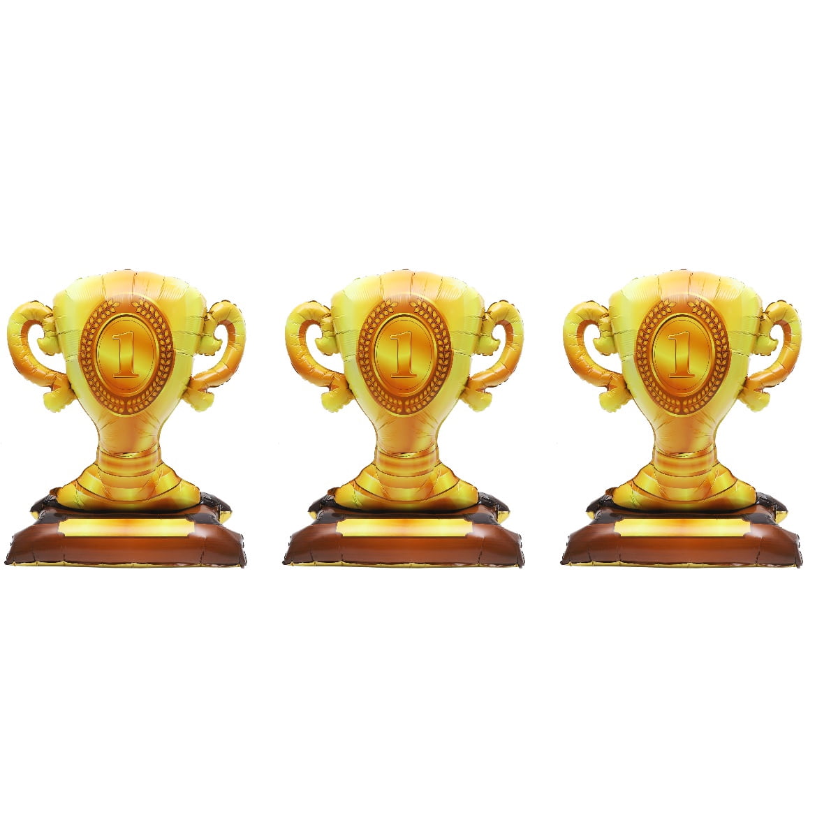 MLINS 3pcs Champion Trophy Balloon Games Party Balloon Sport Basketball ...