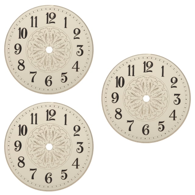 MLINS 3pcs DIY Clock Practical Dial Clock Dial Replacement Clock Dial ...