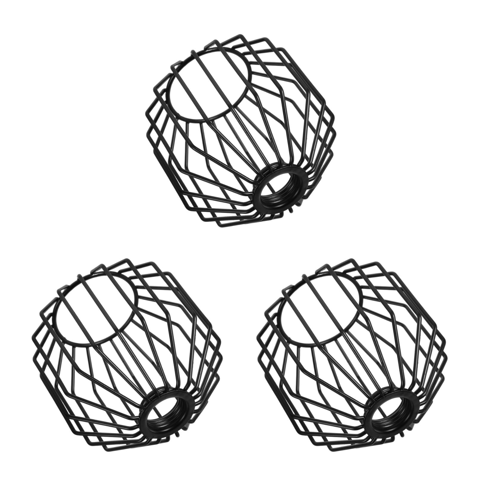 MLINS 3pcs Decorative Lamp Shade Metal Cage Lampshade Frame for Table ...