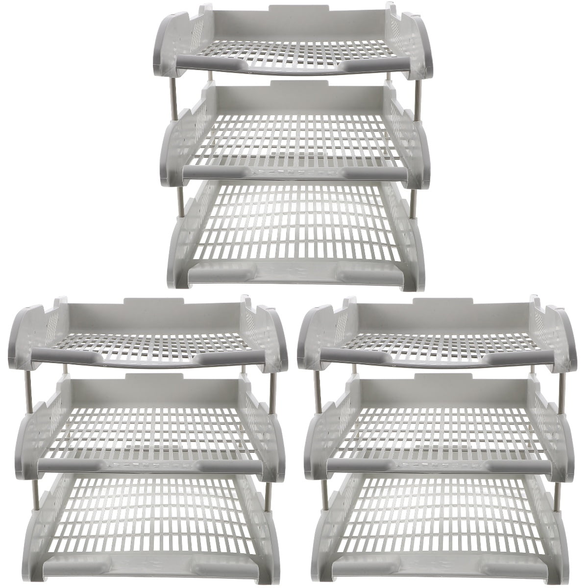 MLINS 3pcs Desktop Organizer Document Letter Tray Office File Paper ...