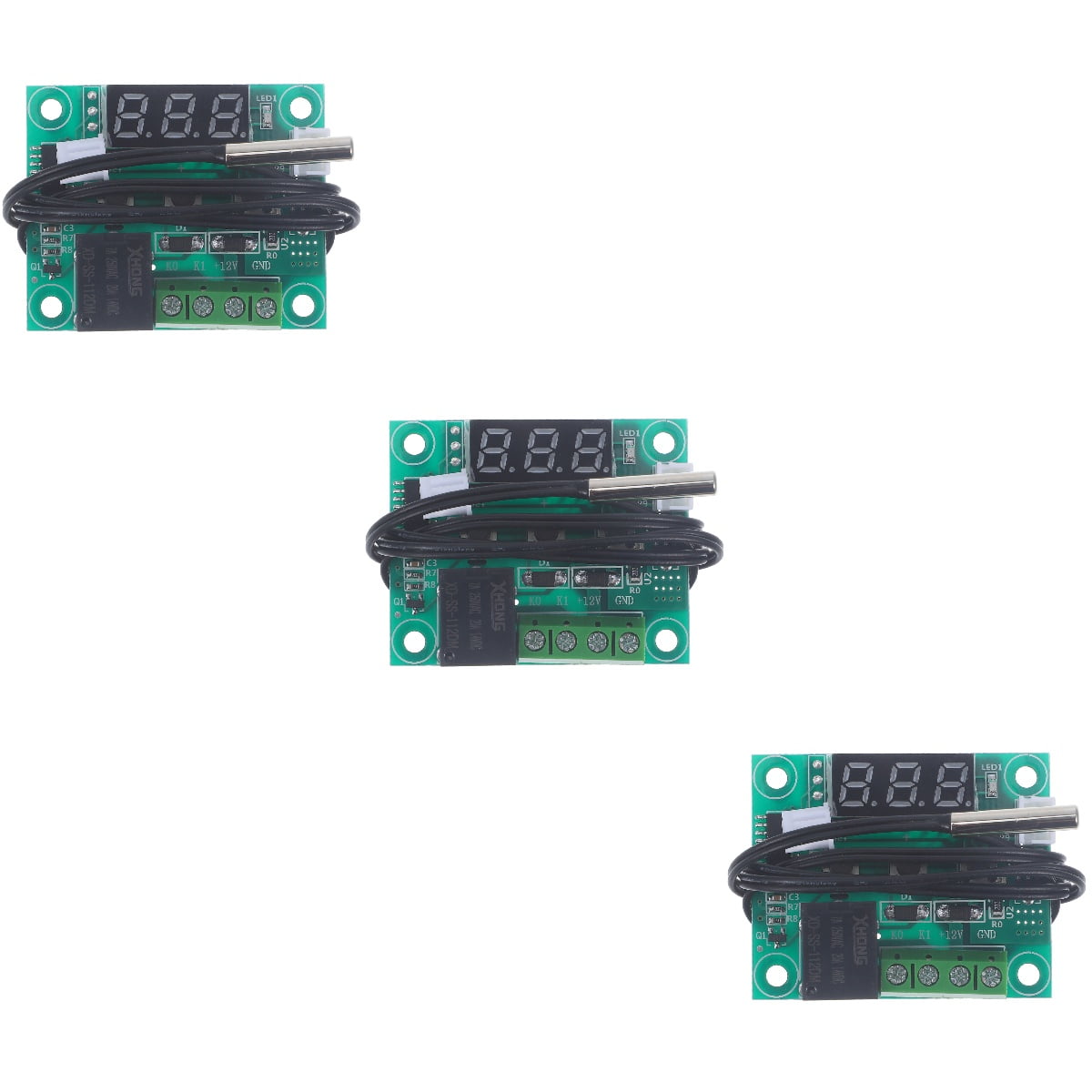 MLINS 3pcs Digital Temperature Control Board Temp Control Module Switch ...