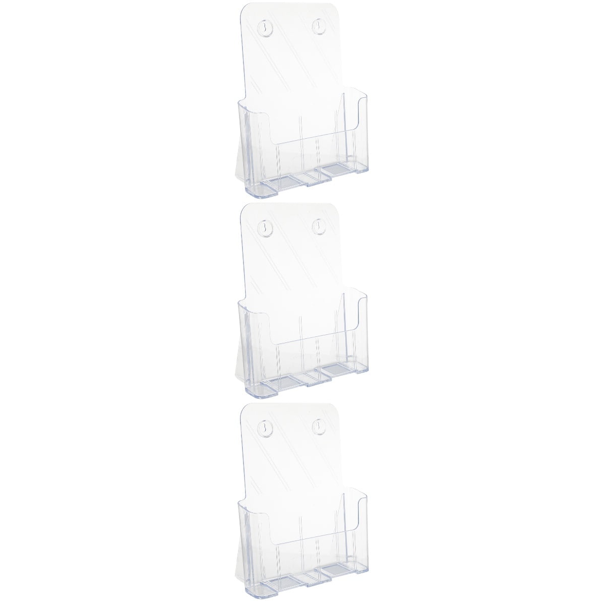 MLINS 3pcs Document Holder Transparent Brochure Booklet Holder Office ...