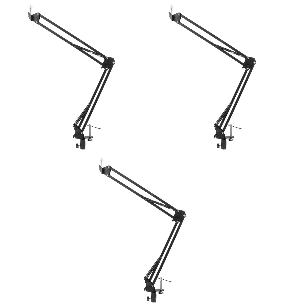 MLINS 3pcs Flexible Long Arm Swivel Holder Webcam Camera Clamp Mount ...
