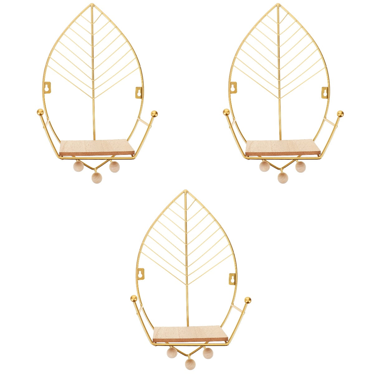 MLINS 3pcs Floating Wall Shelf Floating Shelf Decorative Wall Shelf ...