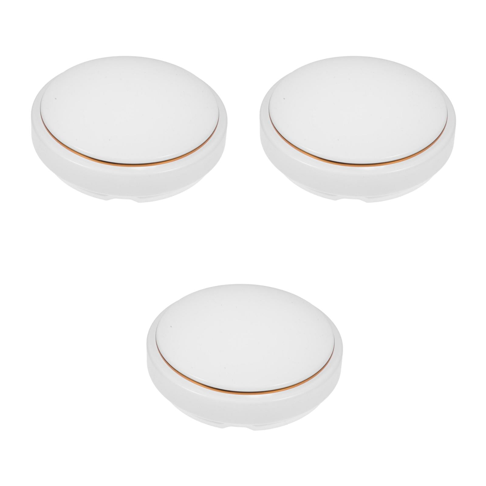 MLINS 3pcs Flush Mount Ceiling Light Shade Covers Diameter 18.7 cm ...