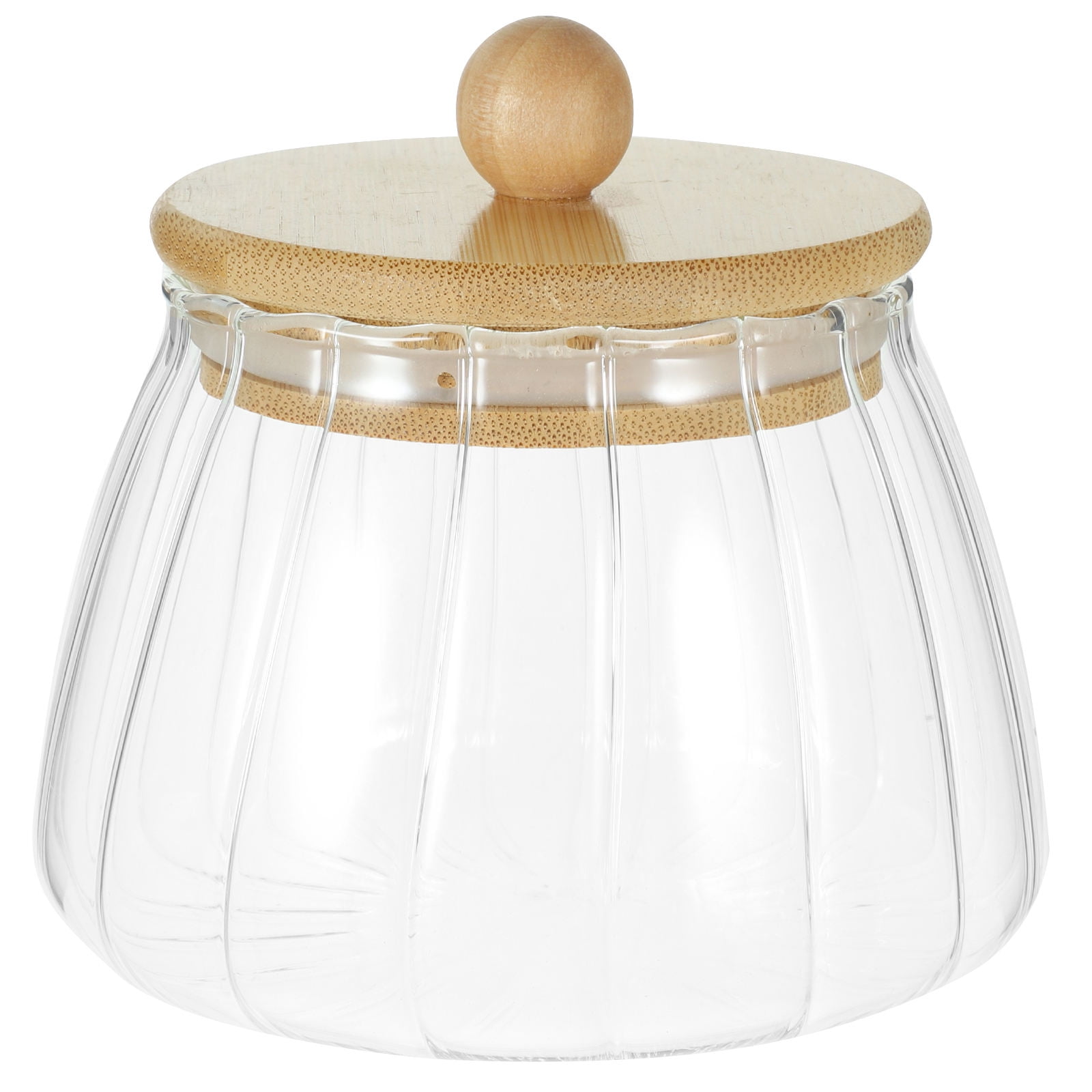 MLINS 3pcs Glass Tea Container Clear Storage Canister Glass Jar with ...