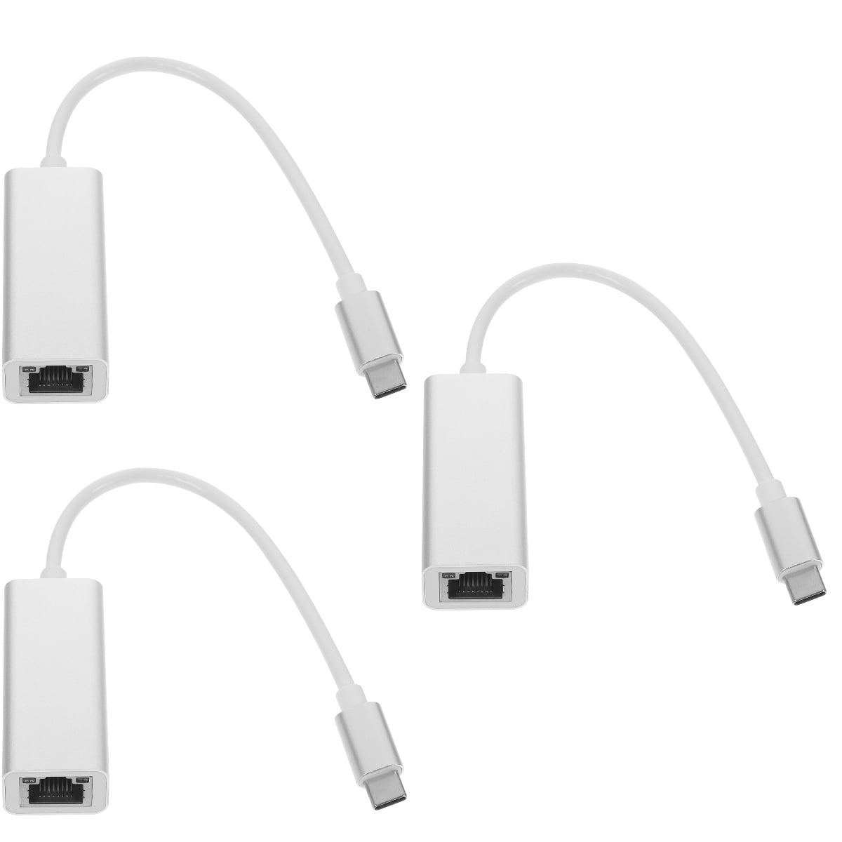 MLINS 3pcs LAN Internet Network Adapter USB-C to Ethernet Adapter ...