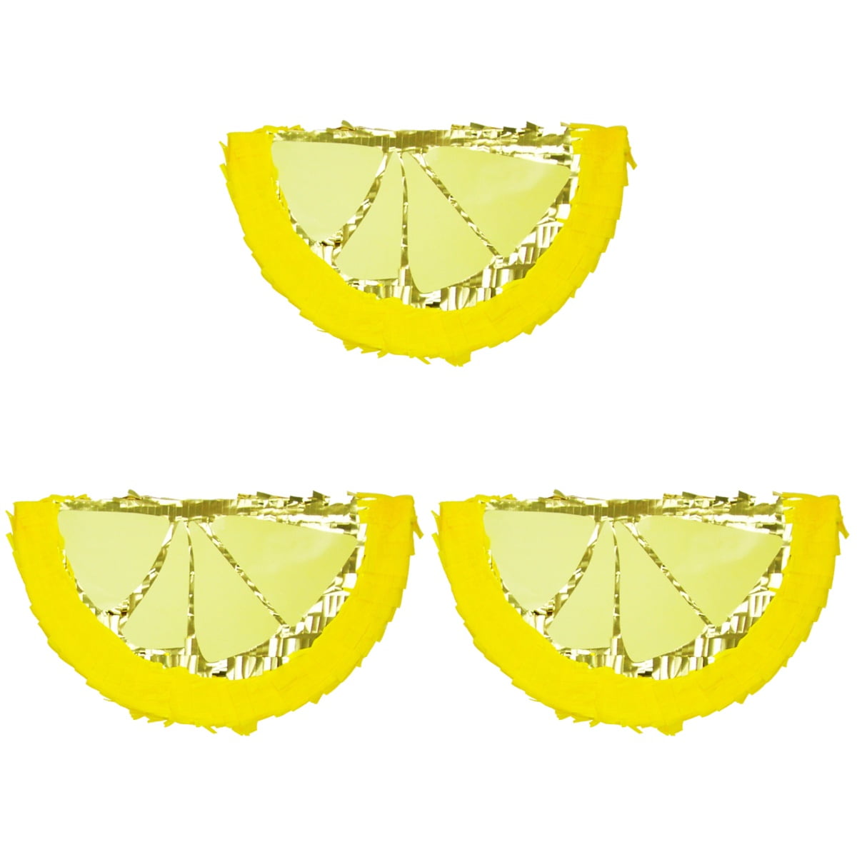 MLINS 3pcs Lemon Shaped Pinata Toy Carnivals Traditional Mexican Pinata ...