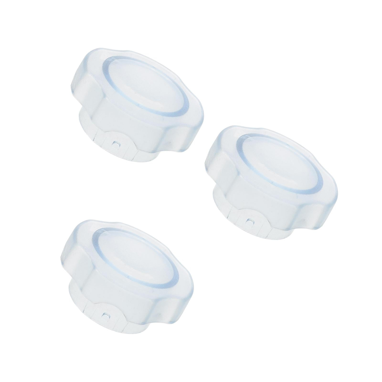 MLINS 3pcs Low Profile Containers Replacement Lid Plugs Transparent ...