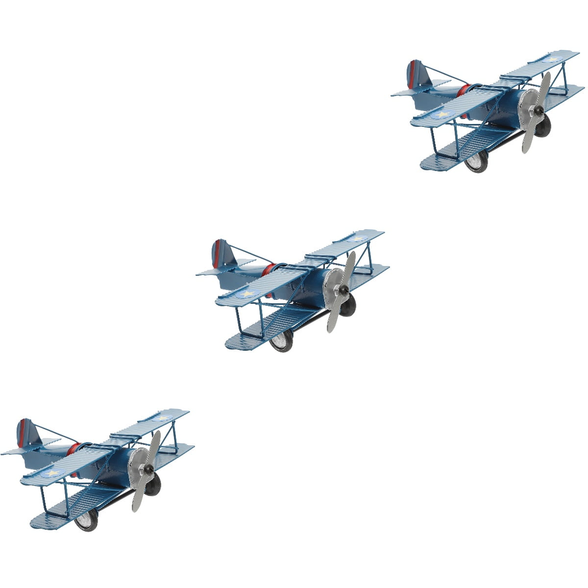 MLINS 3pcs Metal Plane Model Metal Airplane Model Retro Airplane ...