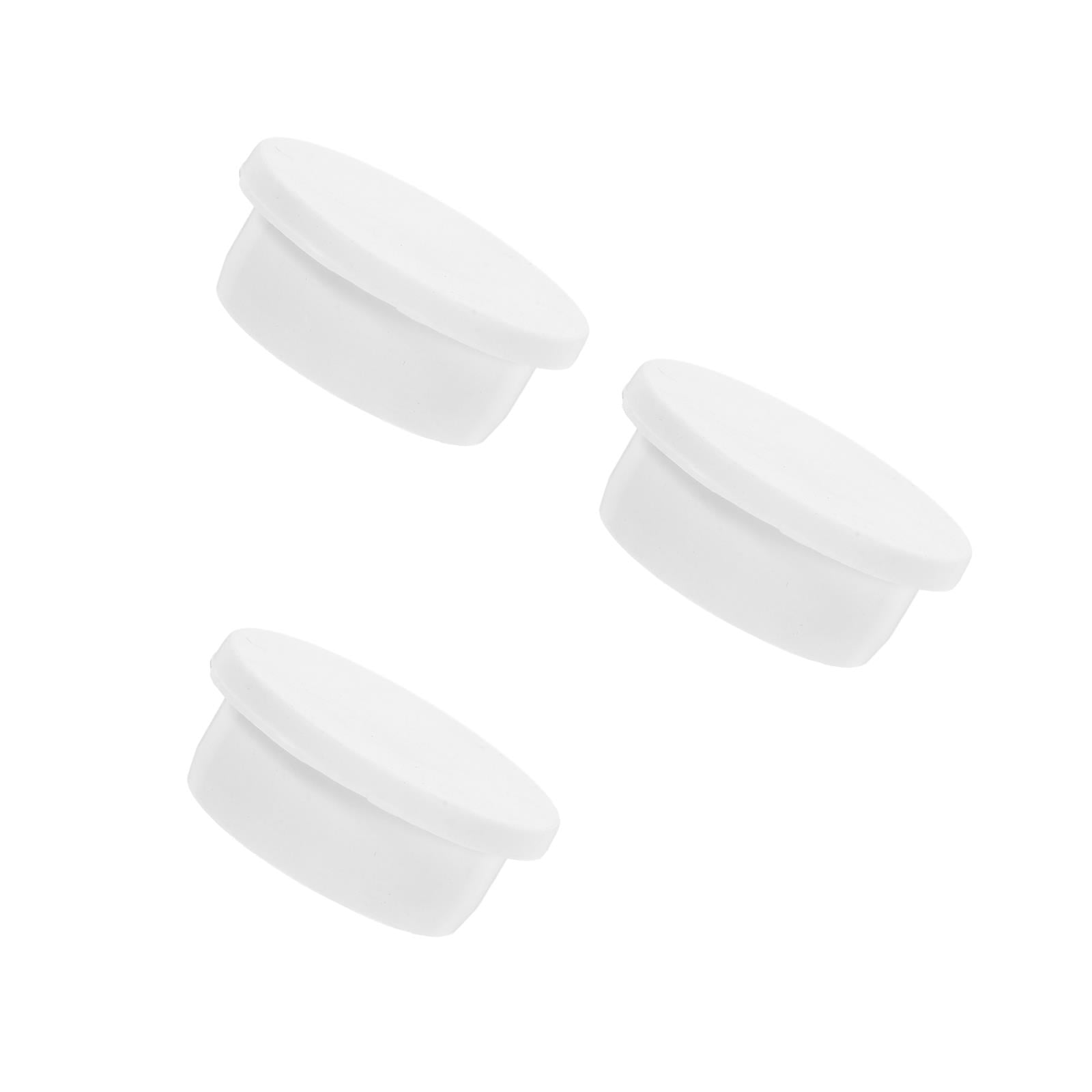 MLINS OUNONA 3pcs PVC Pipe End Cap Multi Functional Stopper for Steel ...