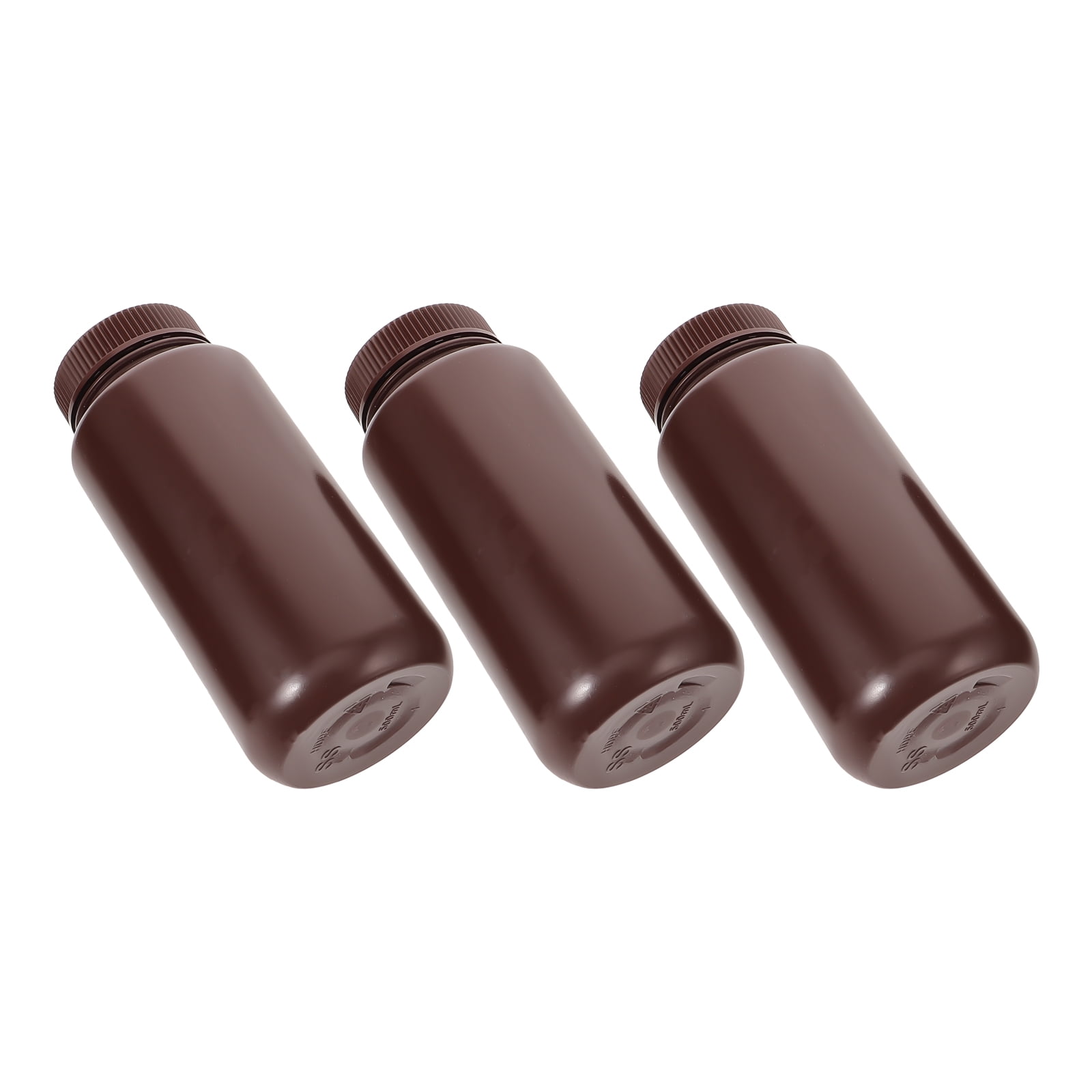 MLINS 3pcs Plastic Medicine Bottles Chemical Bottles Sample Bottles ...