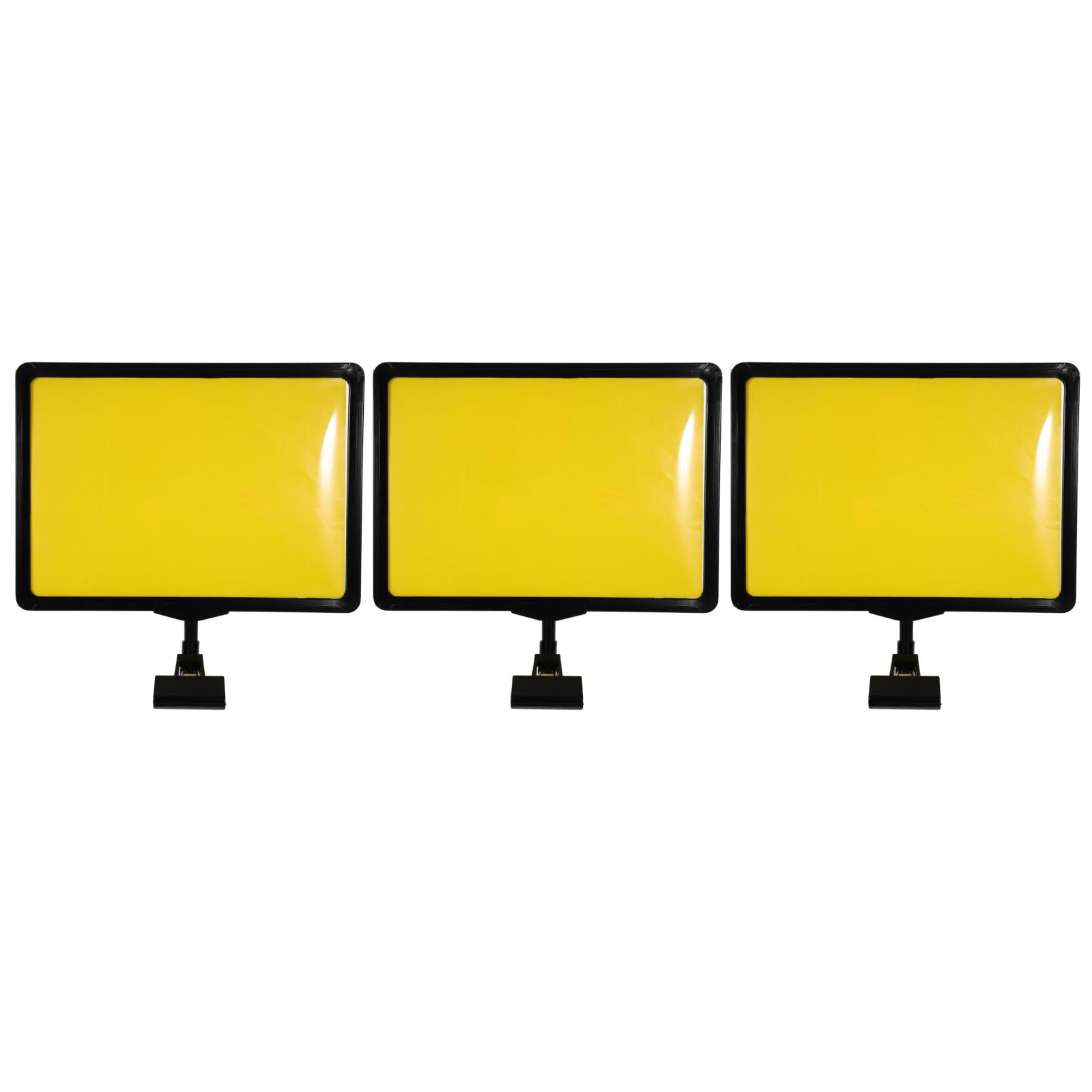 MLINS 3pcs Price Tag Holder Supermarket Label Stand Desk Sign Stand ...