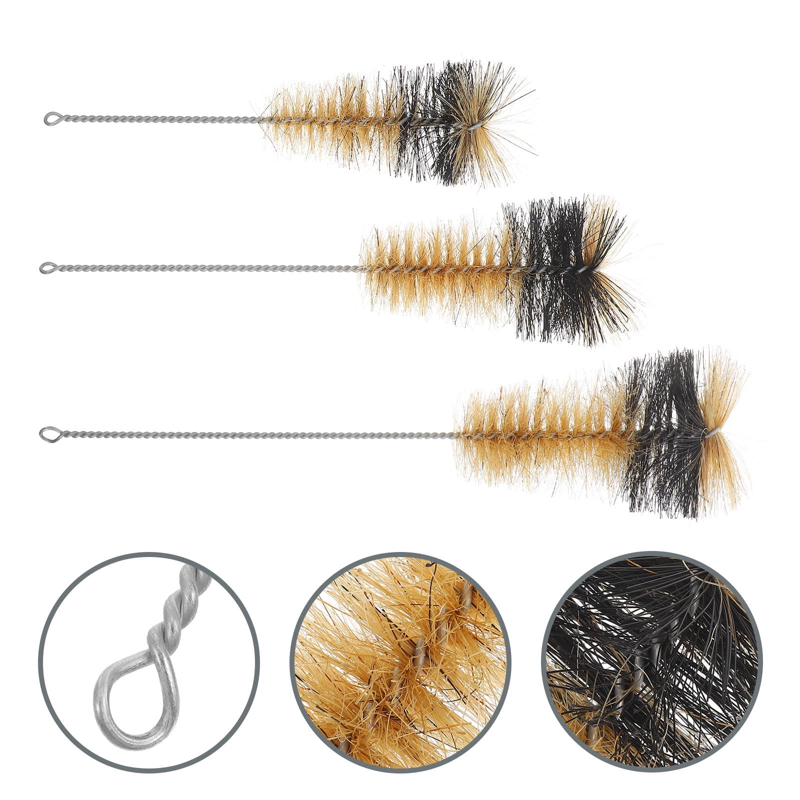 MLINS 3pcs Reagent Bottle Cleaning Brush Science Laboratory Brush Set ...