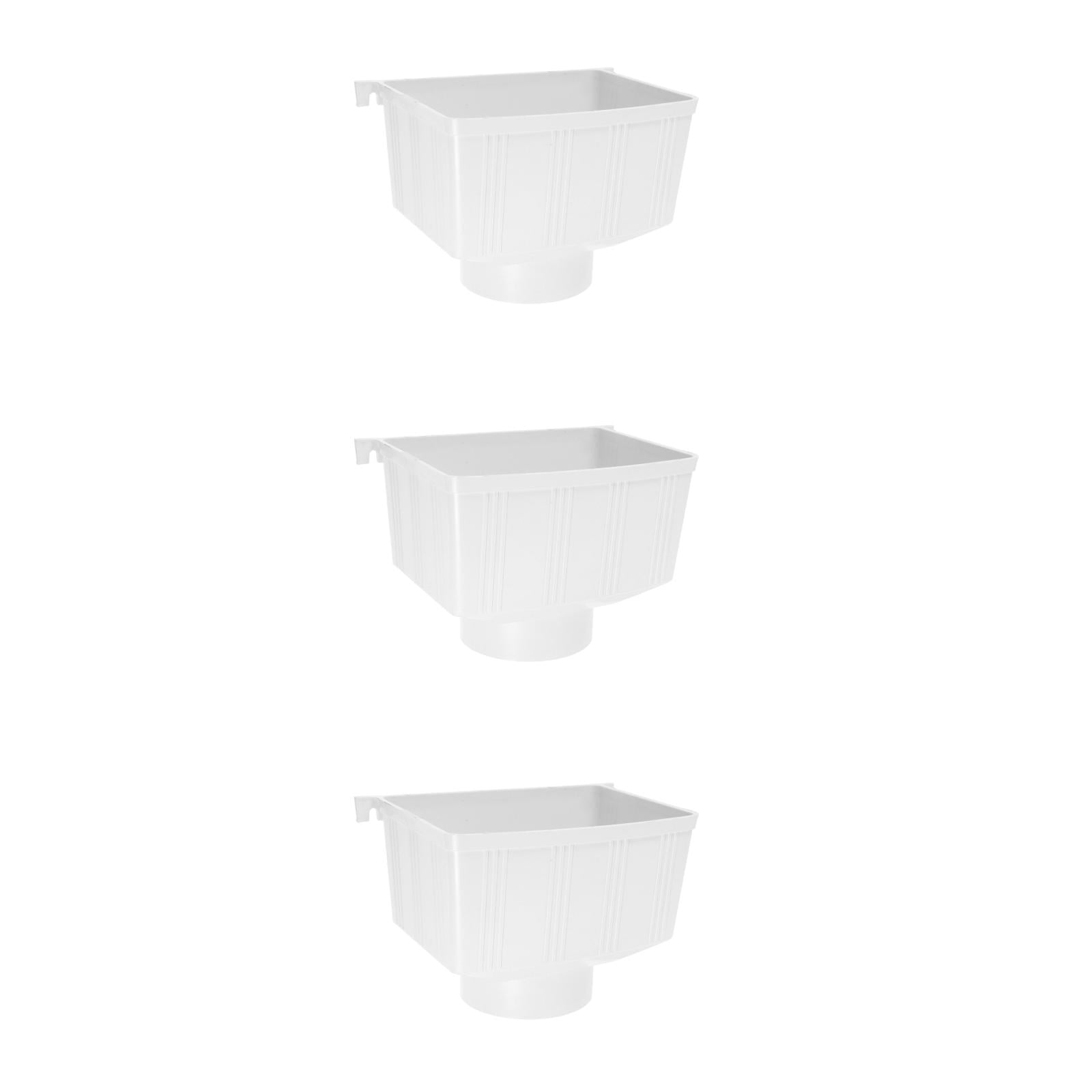 MLINS 3pcs Rectangular Downspout For Efficient Rainwater Collection ...
