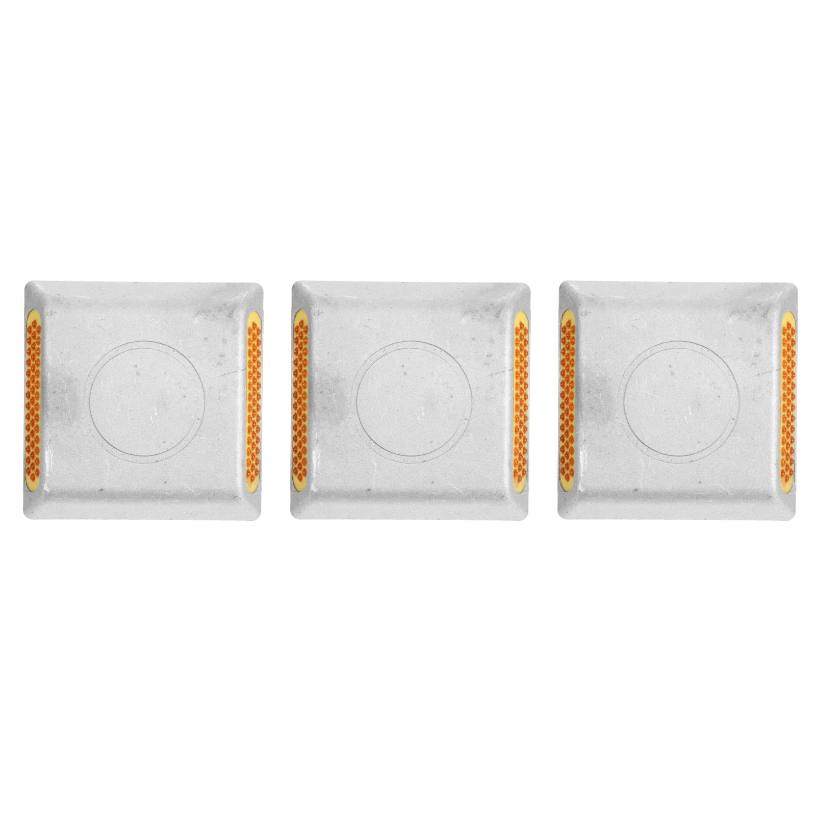 MLINS 3pcs Reflective Pavement Marker Road Driveway Reflector Street ...