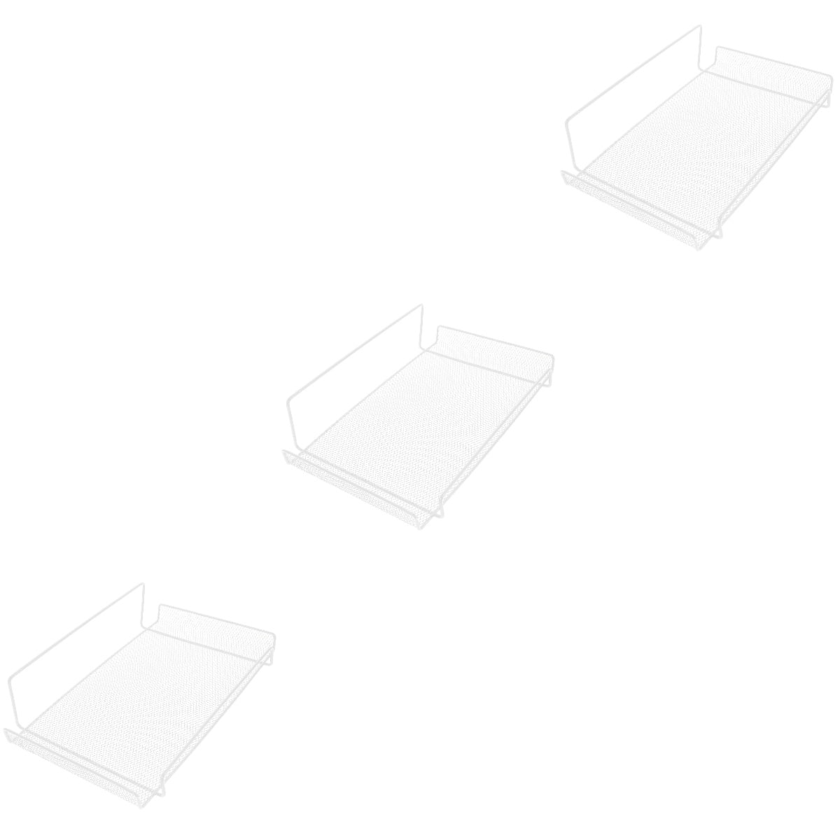 MLINS 3pcs Router Shelf Wall Mounted No-drilling Living-room Bedroom ...