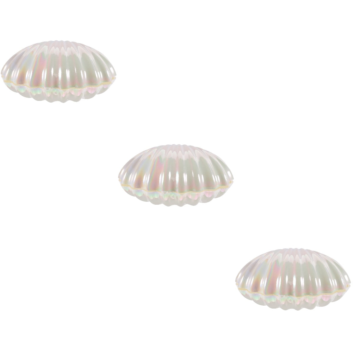 MLINS 3pcs Seashell Candy Box Plastic Wedding Mini Sea Shell Storage ...