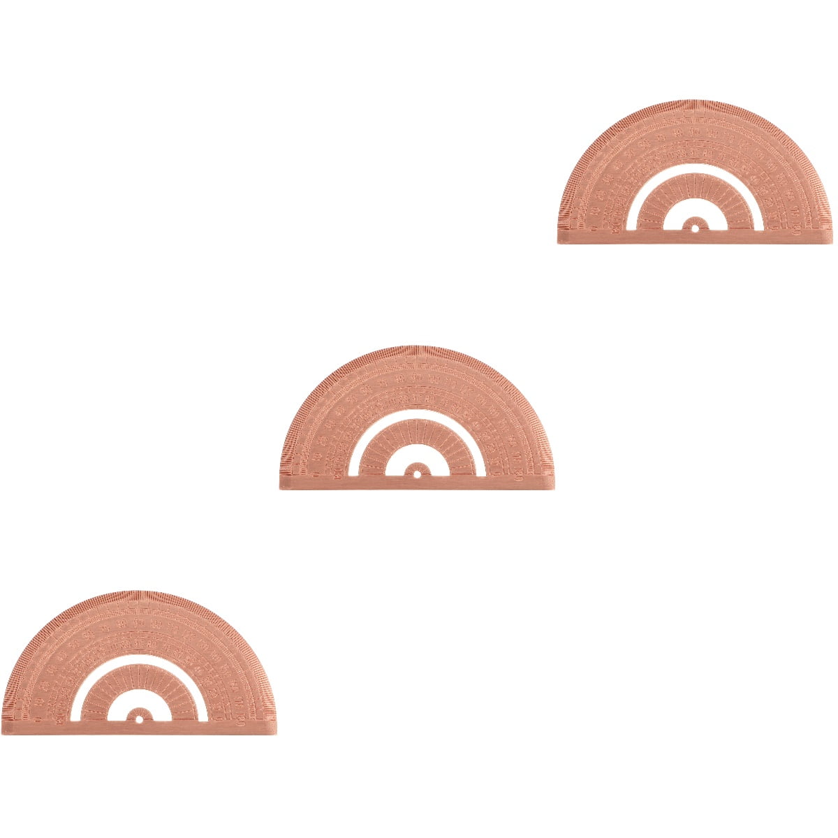 MLINS 3pcs Semicircle Protractor Angle Measurement Tool Math Protractor ...