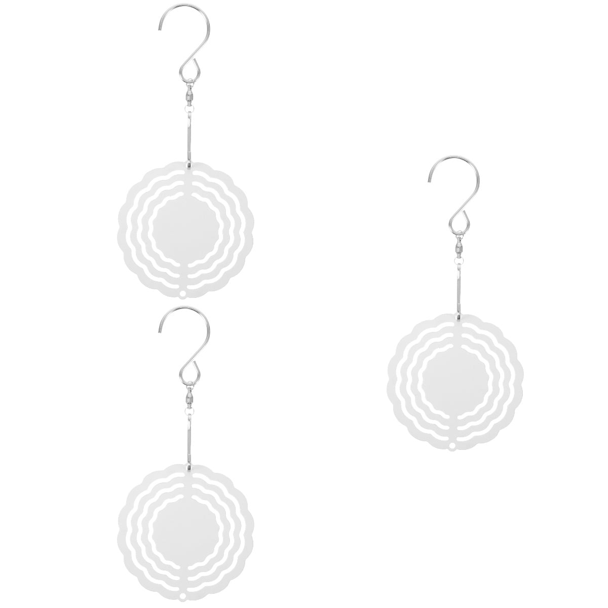 MLINS 3pcs Shaped Sublimation Wind Spinner Blank DIY Wind Spinner Blank ...