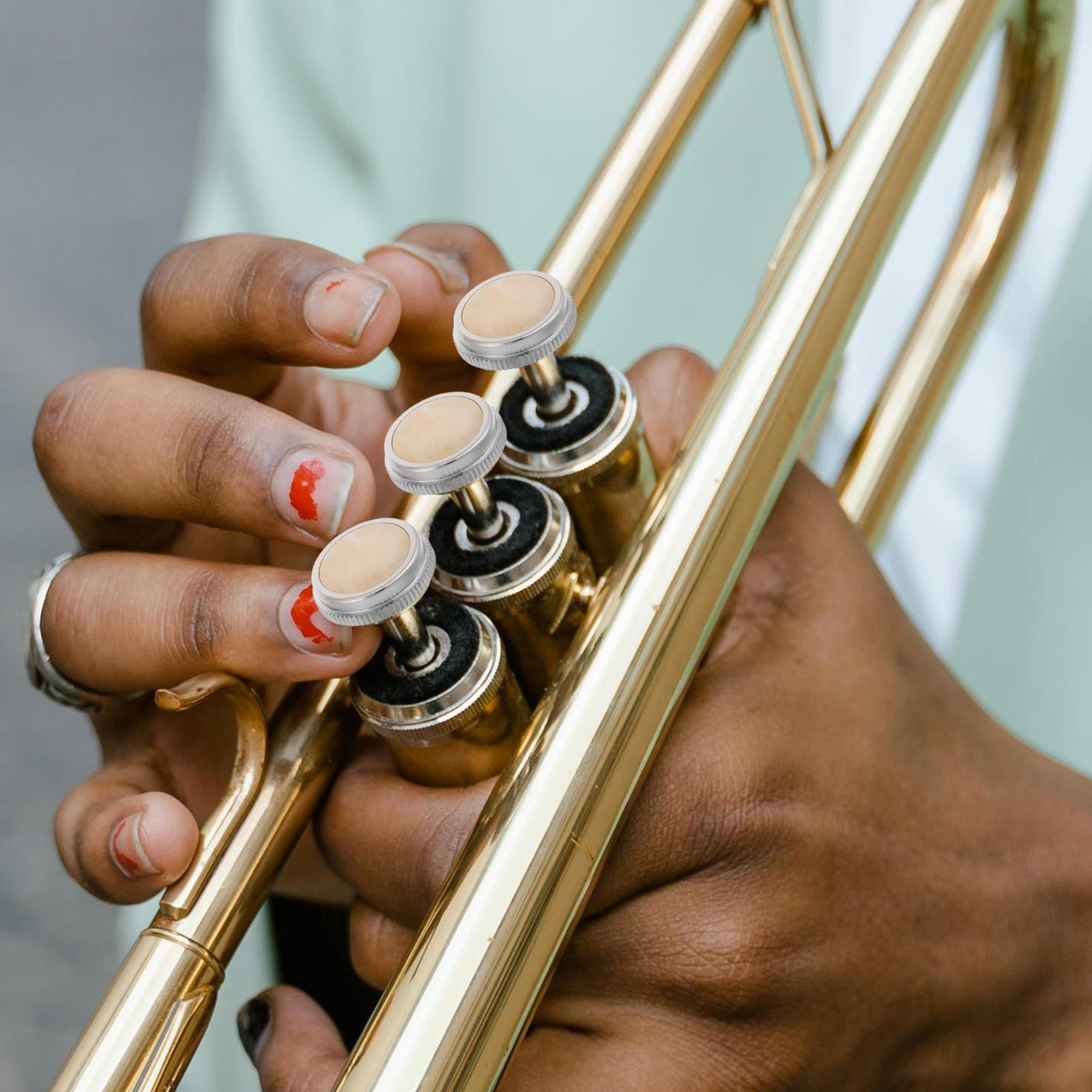 DINHEAROM Beige Trumpet Valve Caps 3Pcs for Secure Fixation - Walmart.com