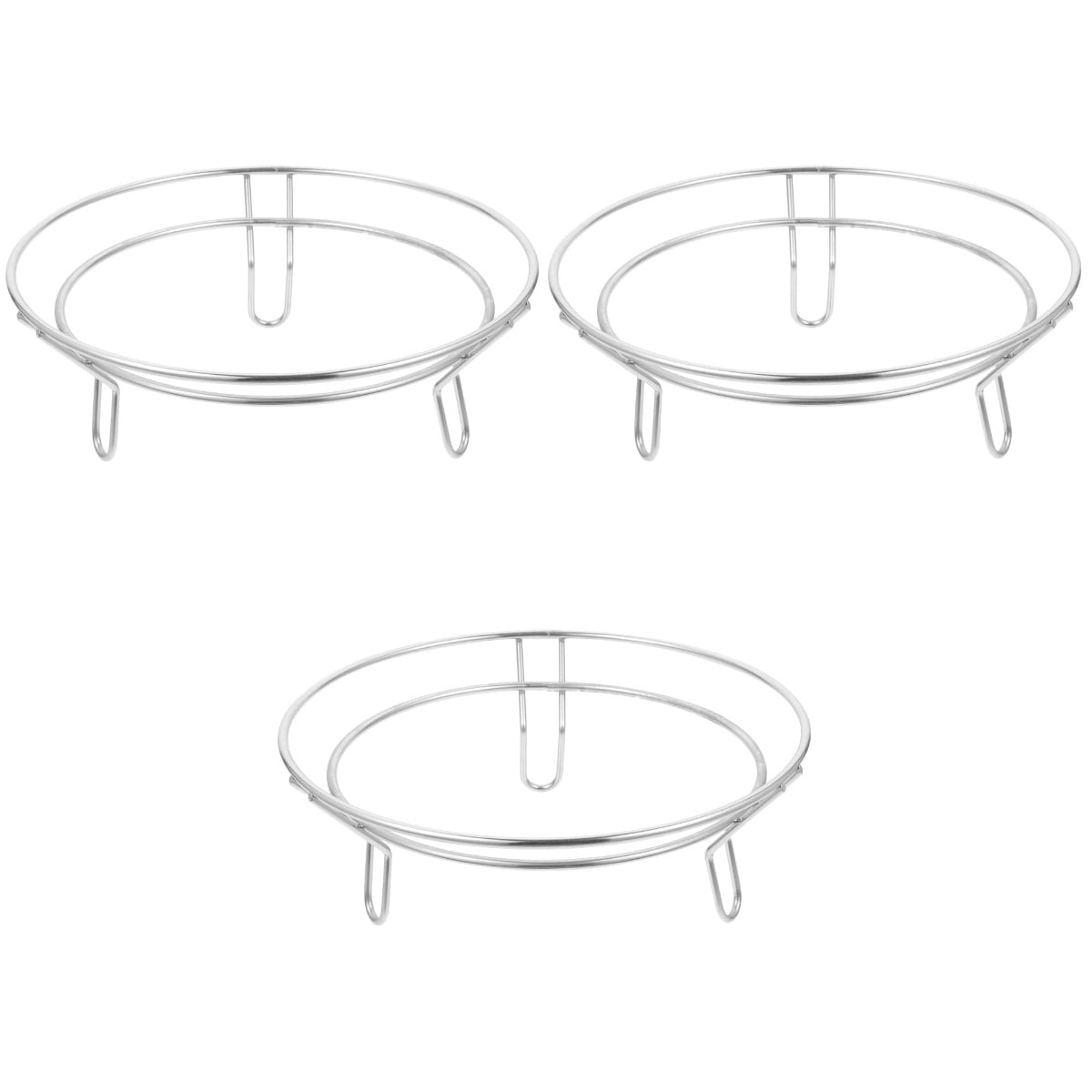 MLINS 3pcs Wok Ring Stainless Steel Wok Rack Insulated Pot Holder ...