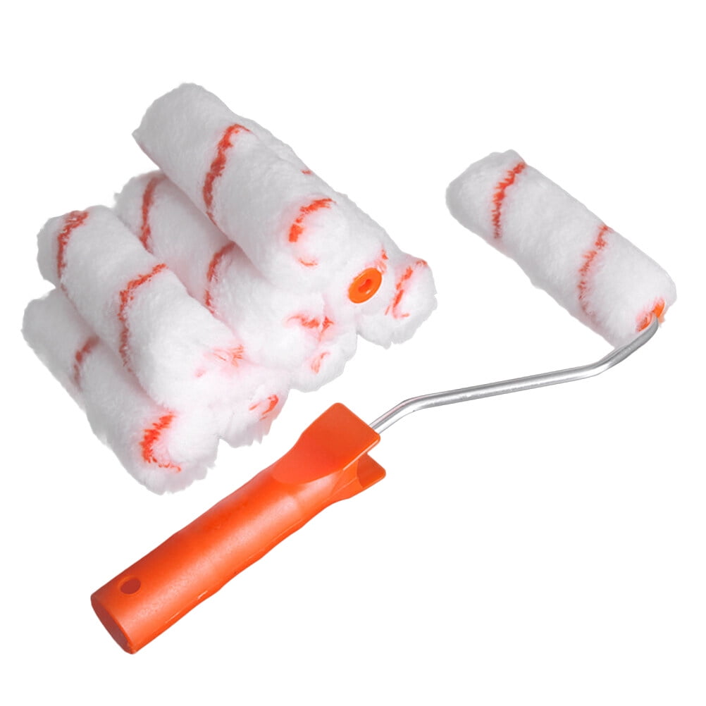 MLINS 4 Inch Mini Paint Roller Kit Brush Set Wall Painting Tools ...