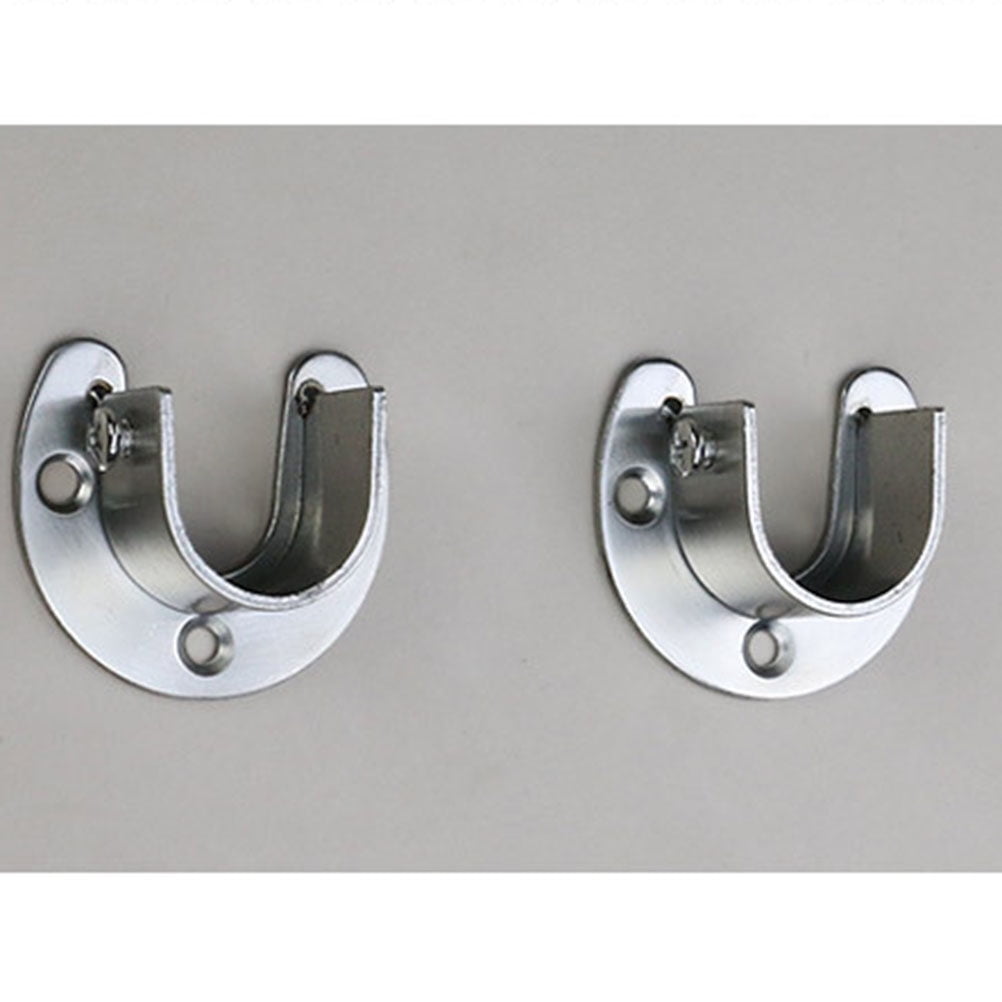 MLINS 4 PC Steel Closet Rod Flange Clothes Seat Clothes Rail Bracket ...