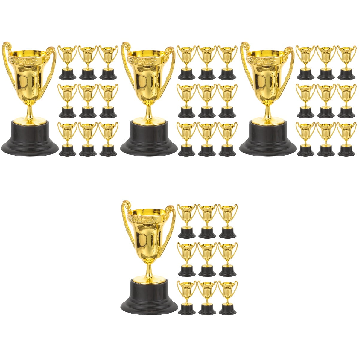 MLINS 4 Pack Awards Trophies Mini Soccer Trophy for Kids Child ...