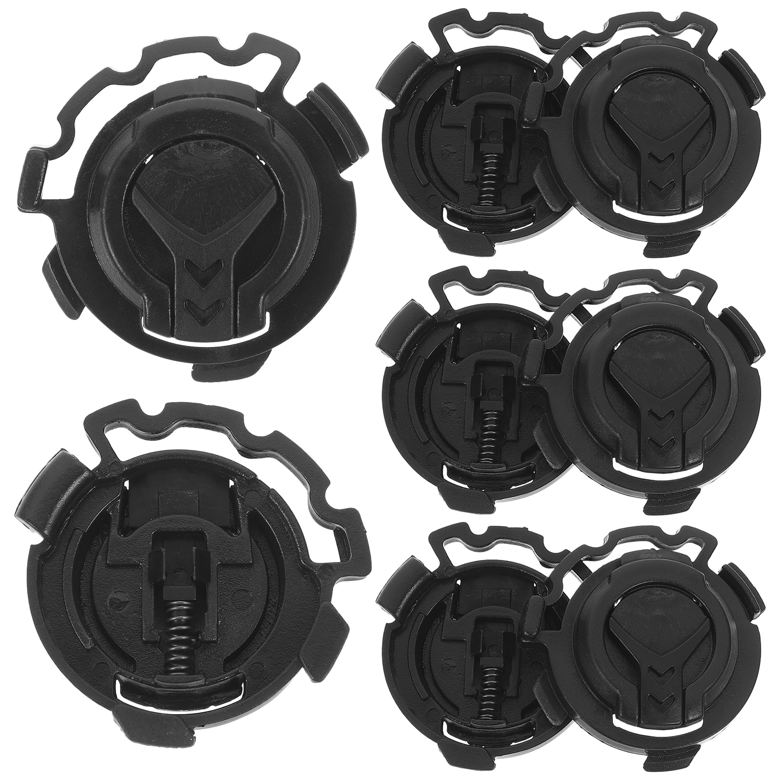 MLINS 4 Pairs Helmet Shield Adapter Fastener Chisel Kit Carabiner Man ...
