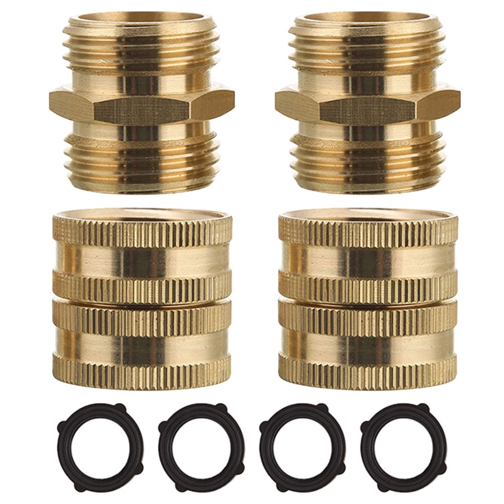 MLINS 4 Pairs of Garden Hose Adapter High Pressure Sprayer 3/4 Quick ...