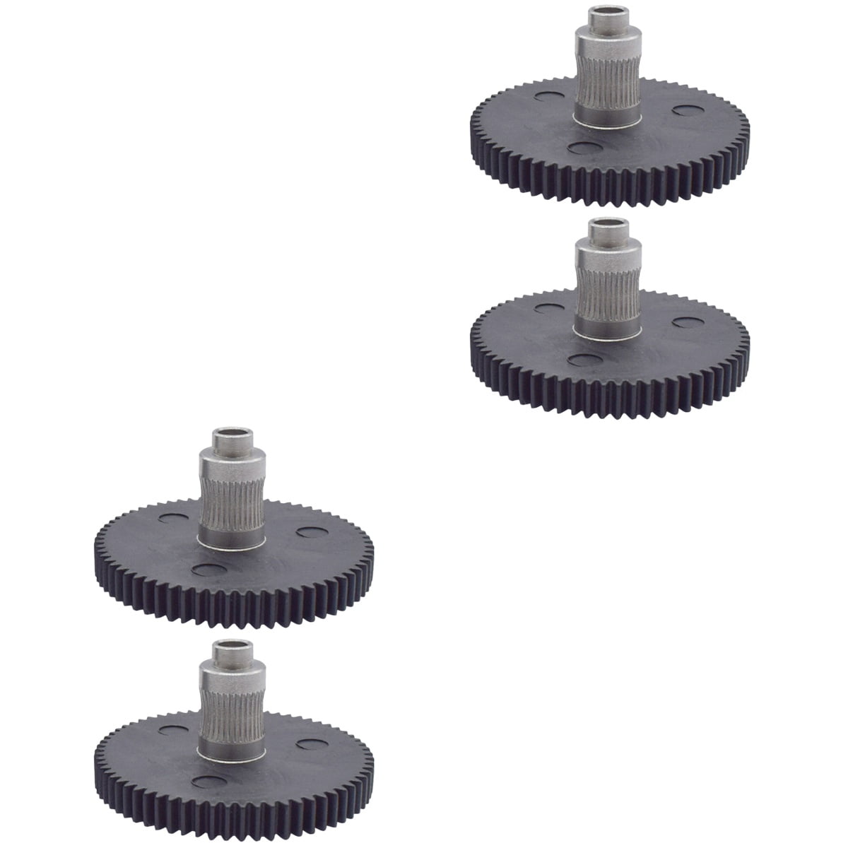 MLINS 4 Pcs 3D Extruder Feeder Gear Extrusion Wheel 66 Teeth Gear Hob ...