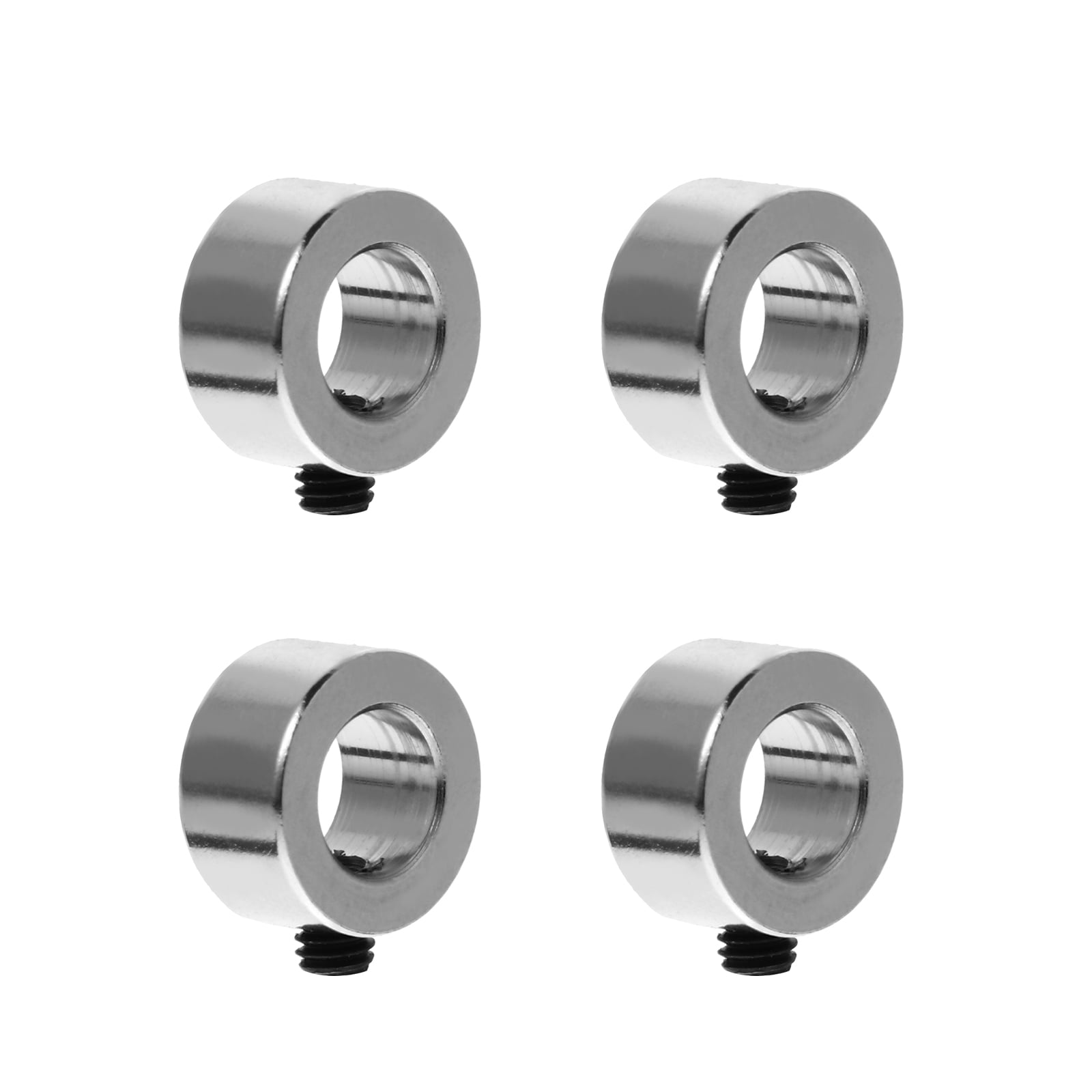 MLINS 4 Pcs 3D Printer Lock Collar T8 Screw Steel Drill Miss Silver ...