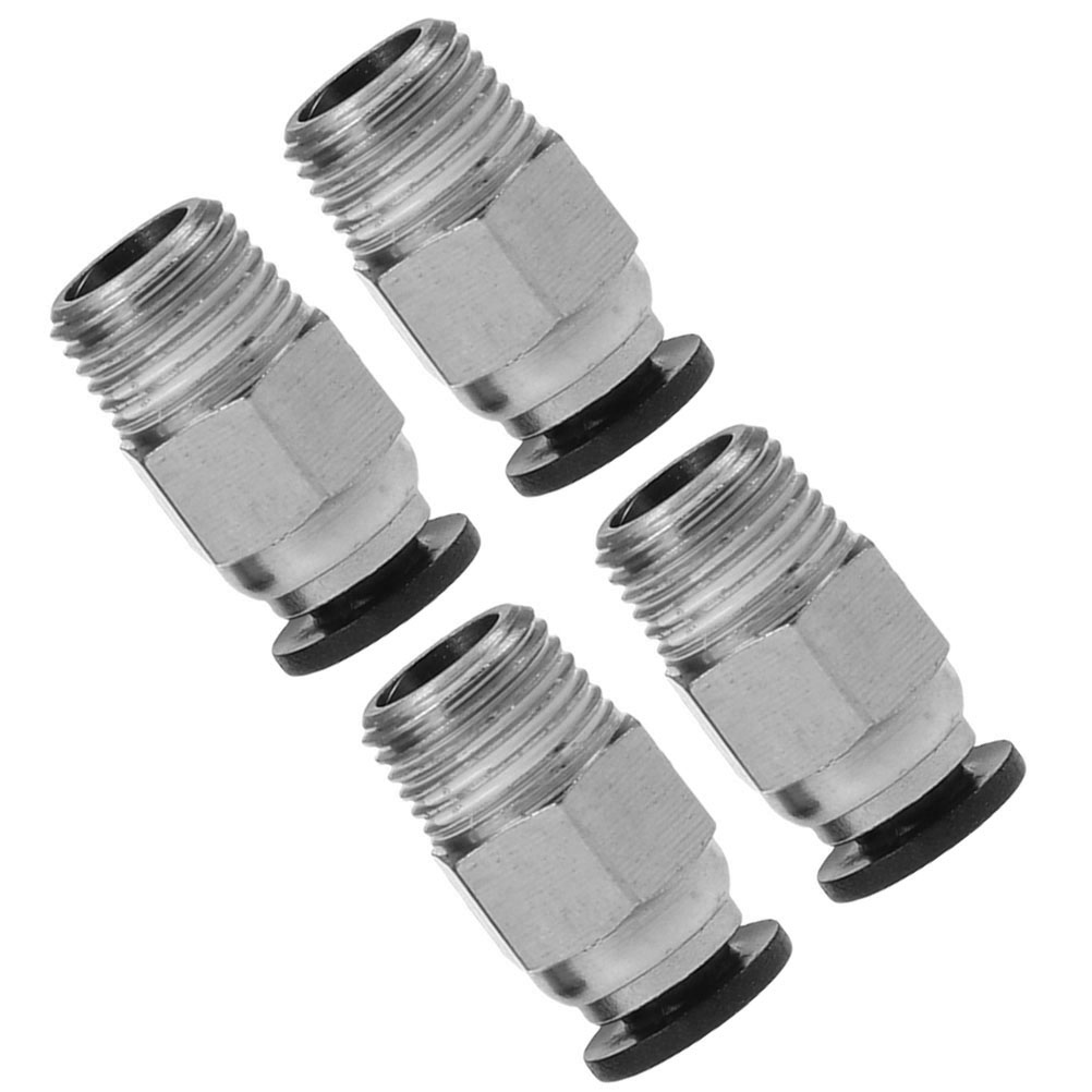 MLINS 4 Pcs 3d Printer Adapter Straight Connectors Pneumatic Fittings ...