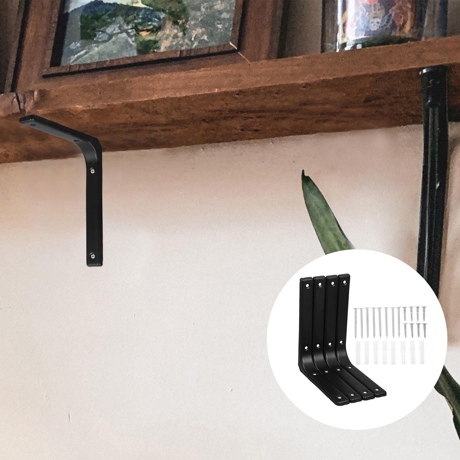 MLINS 4 Pcs Adjustable Corner Bracket Triangular Support - Walmart.com