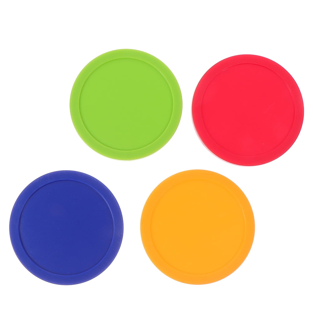 MLINS 4 Pcs Air Hockey Table Ice Hockey Table-top Hockey 8.2X8.2X0.5CM ...