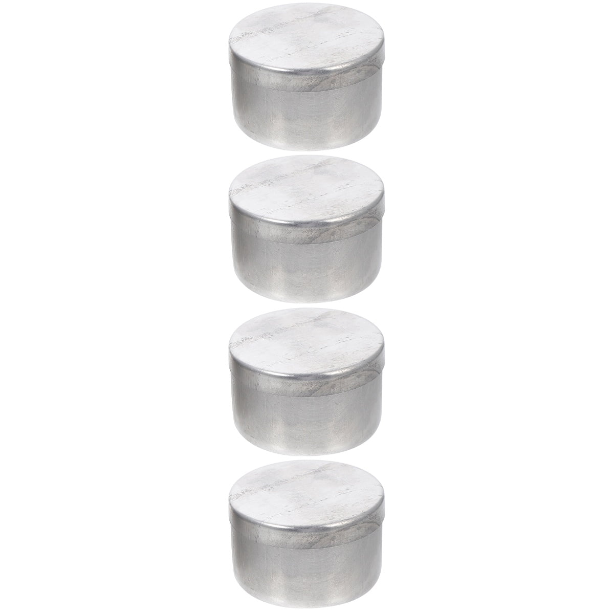 MLINS 4 Pcs Aluminum Weighing Boxes Sampling Weighing Jars Labs Soil ...