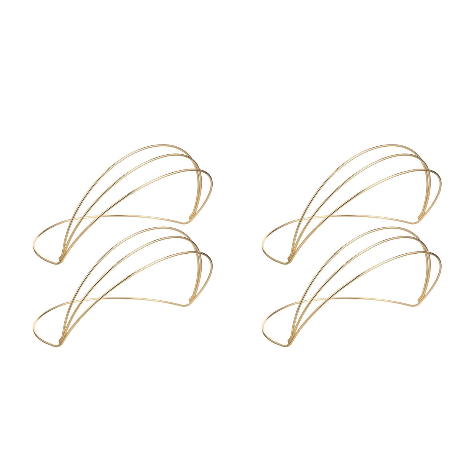 MLINS 4 Pcs Antique Crown Making Frame Simple Tiara Frame Costume Crown ...