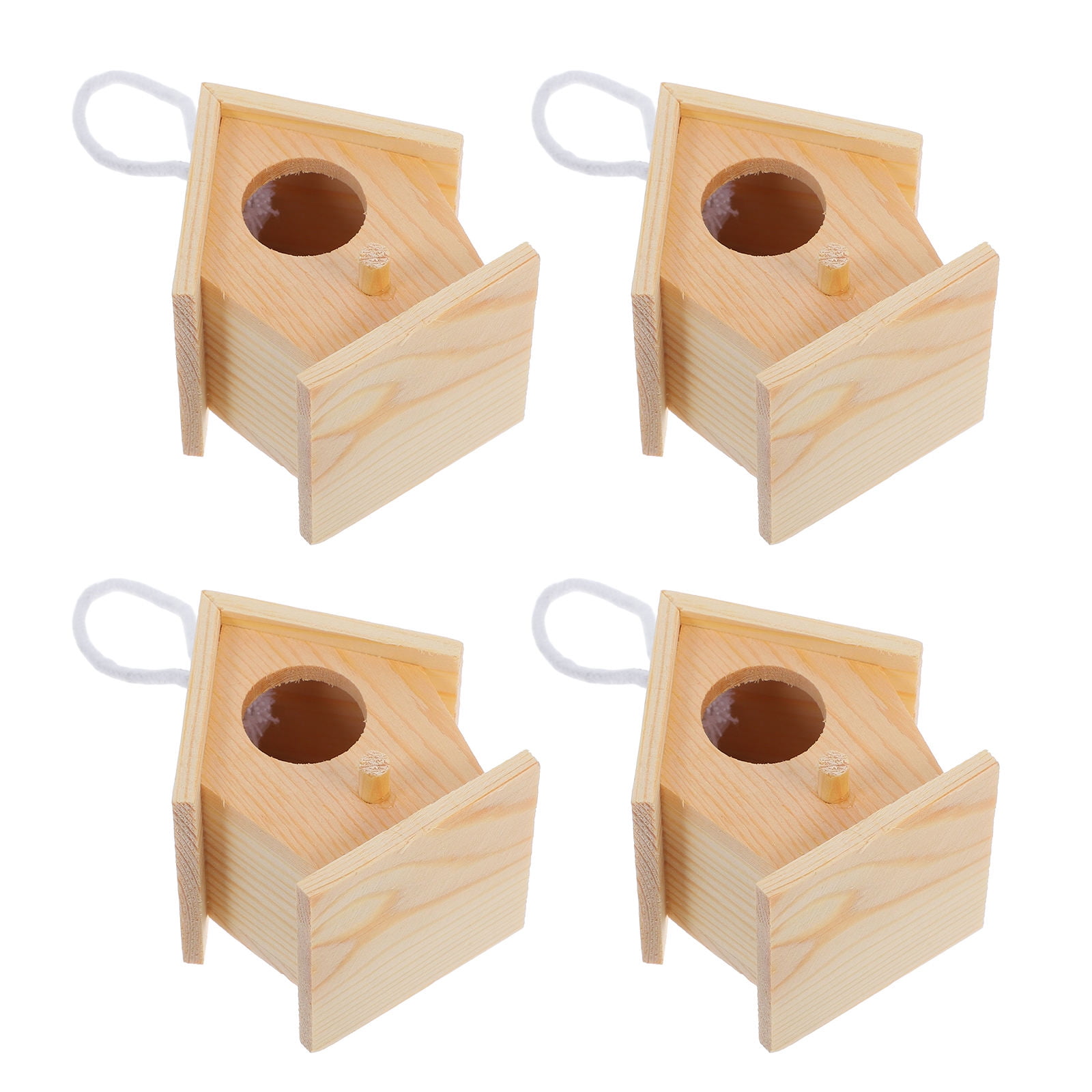 MLINS 4 Pcs Aviary Birdhouse for Hummingbirds Nesting Boxes - Walmart.com