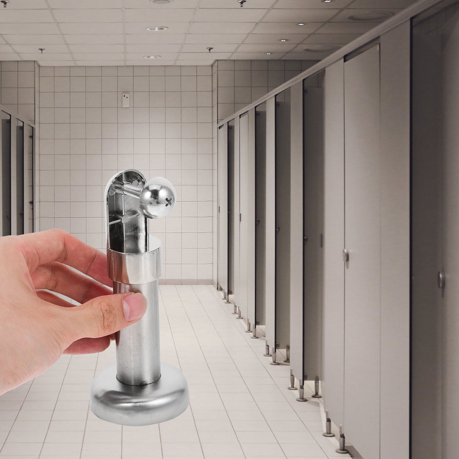 MLINS 4 Pcs Bathroom Support Foot Toilet Partition Supply Legs ...