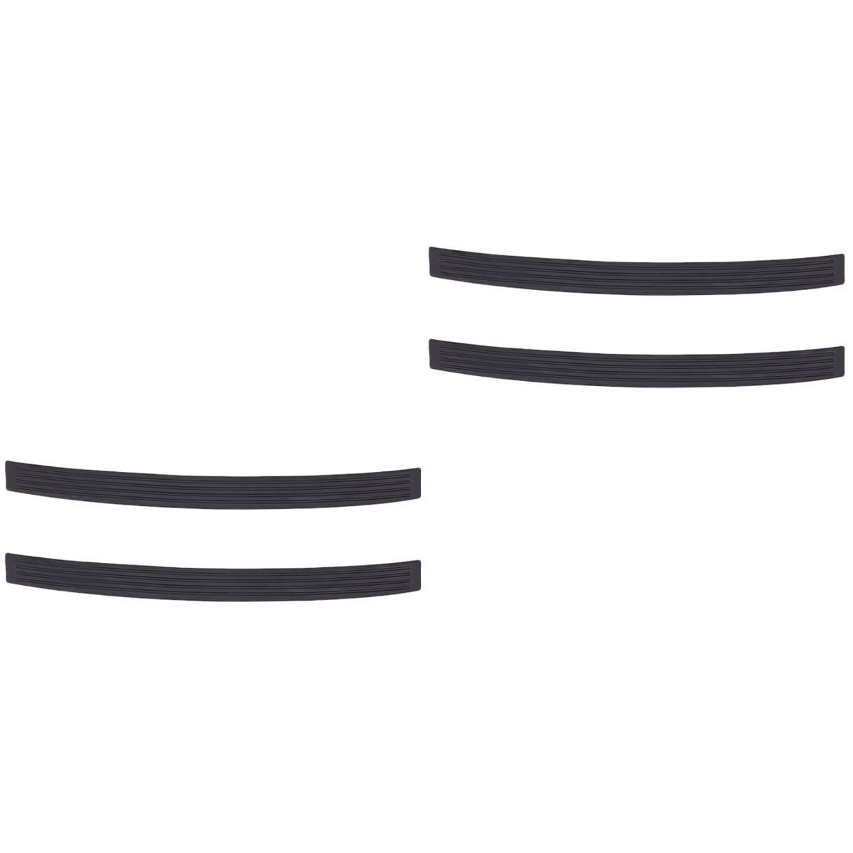 MLINS 4 Pcs Car Rear Bumper Rubber Strip Scratch-Resistant Car Trunk ...
