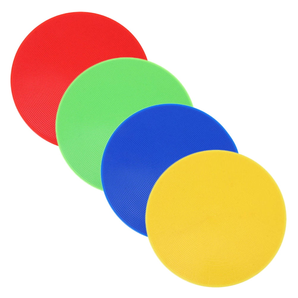 MLINS 4 Pcs Circle Dots Markers Spots for Classroom Floor Landmark Mat ...