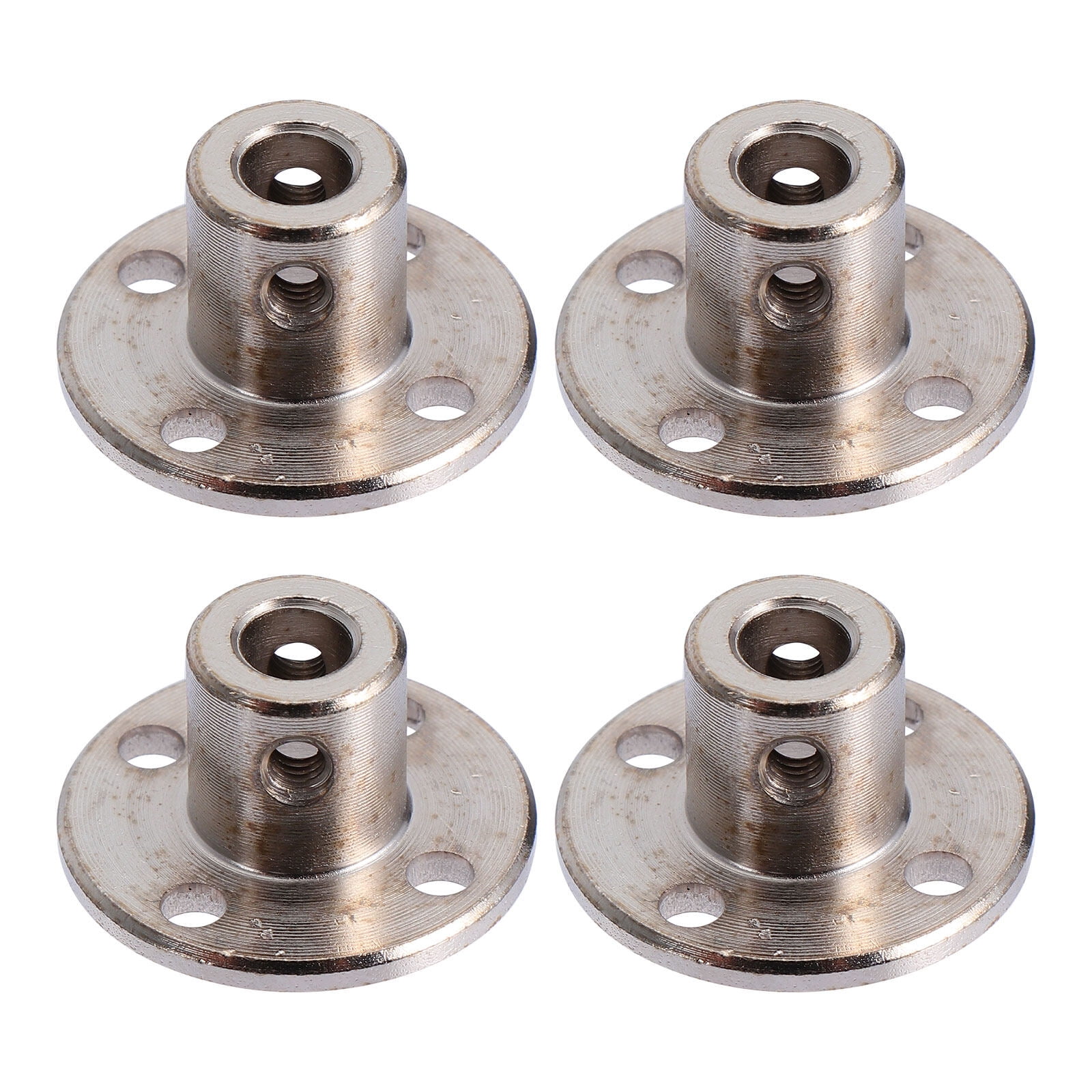 MLINS 4 Pcs Coupling Flange Couplings Motor Connector Parts Silver ...