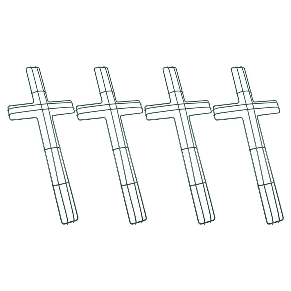 MLINS 4 Pcs Cross Wire Wreath Frame Craft Wreaths Garland - Walmart.com
