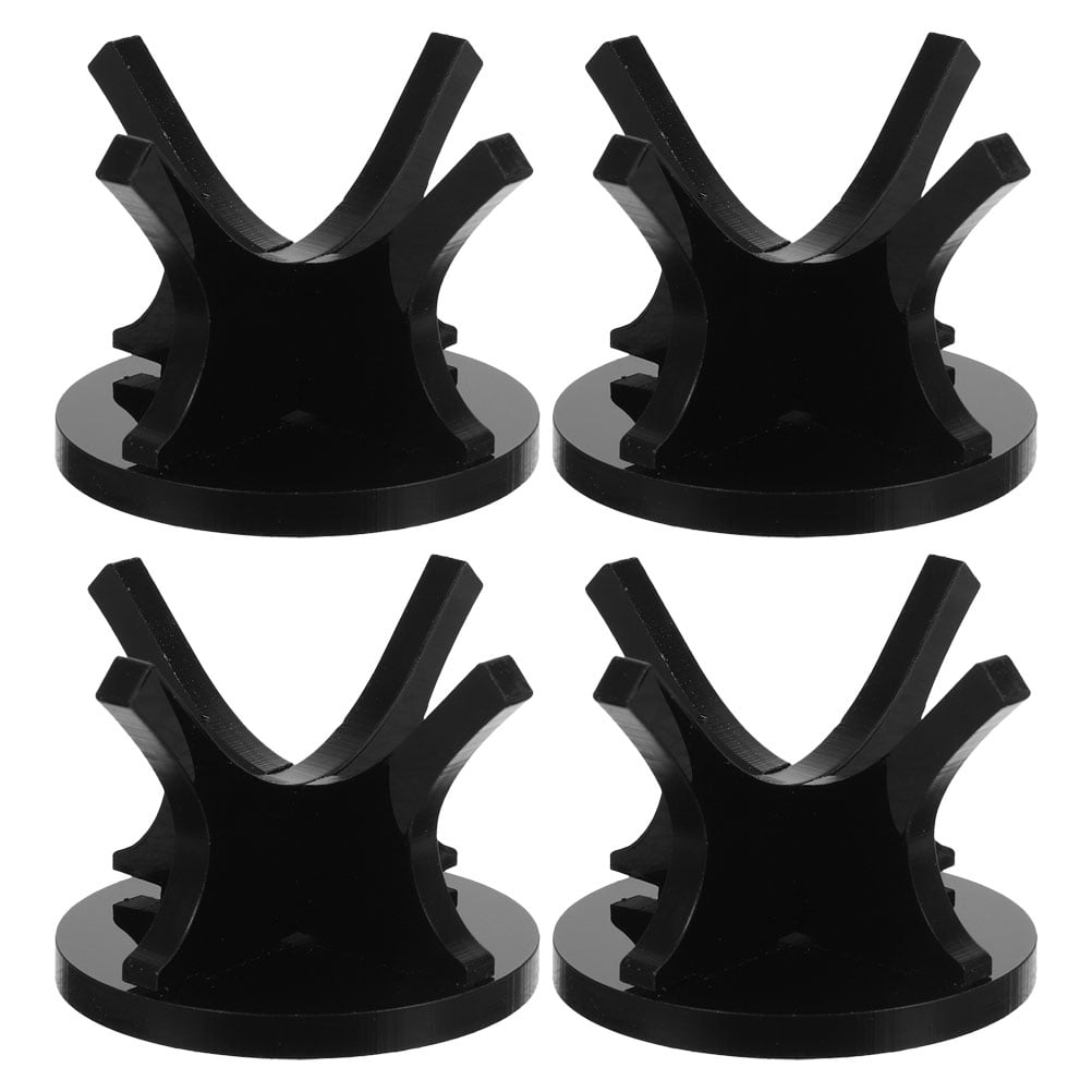MLINS 4 Pcs Crystal Ball Stand Table Tennis Baseball Square Palette ...