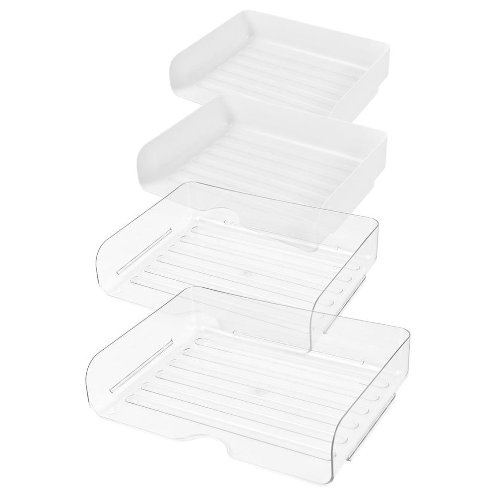 MLINS 4 Pcs Desk Book Holder Paper Tray for Tacks Power Bank Spotlight ...