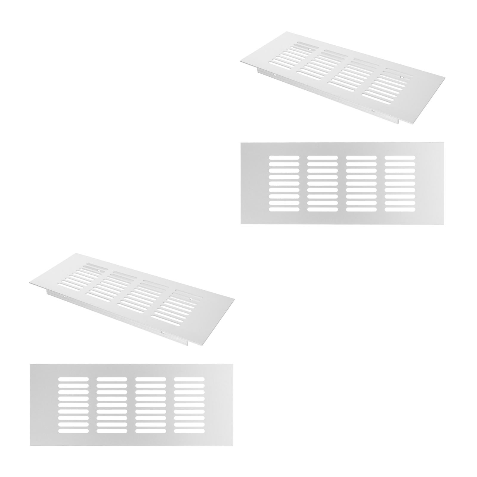 MLINS 4 Pcs Door Air Registers Mesh Door Louvers Aluminum Alloy ...